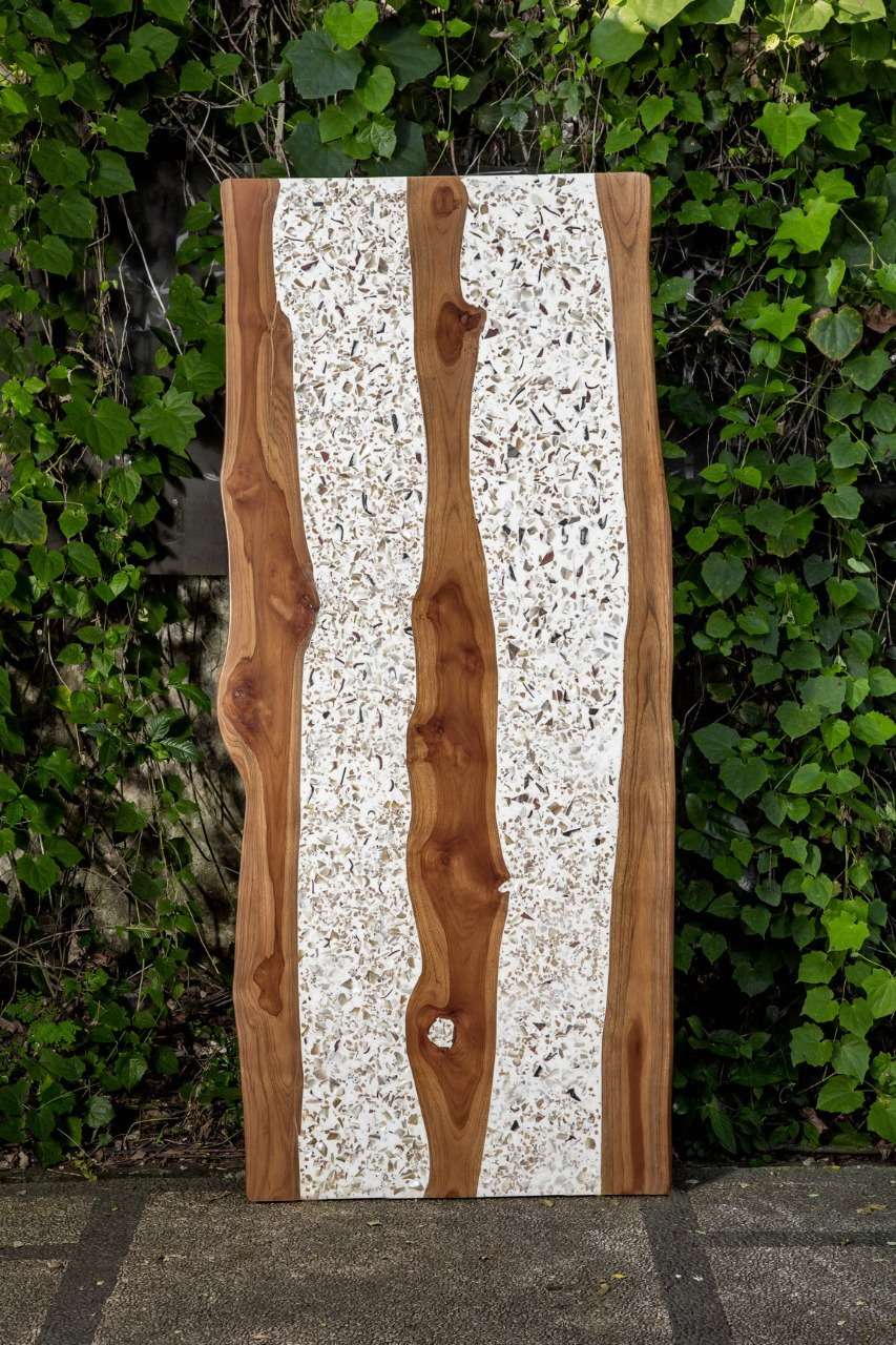 Model Top Table With Prime Terrazzo Shell, Prime Stone And Reclaimed ...