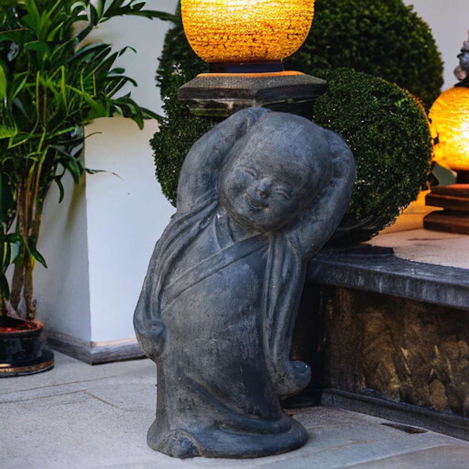 Smiling Buddha Statue - Tarita Furniture