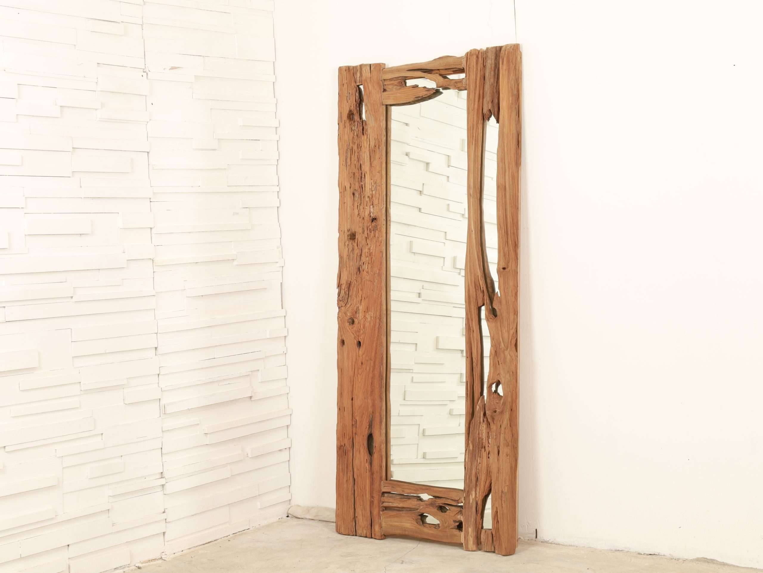 Standing Mirror Reclaimed Teak - Tarita Furniture
