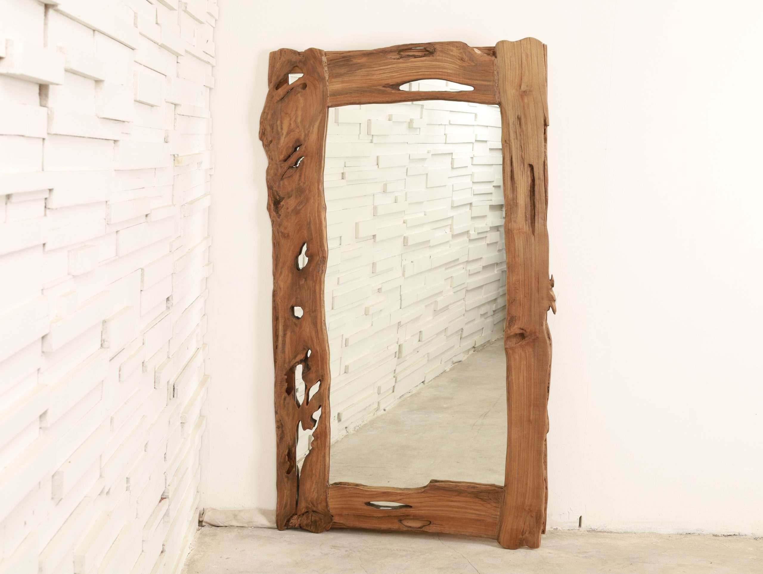 Standing Mirror Reclaimed Teak - Tarita Furniture