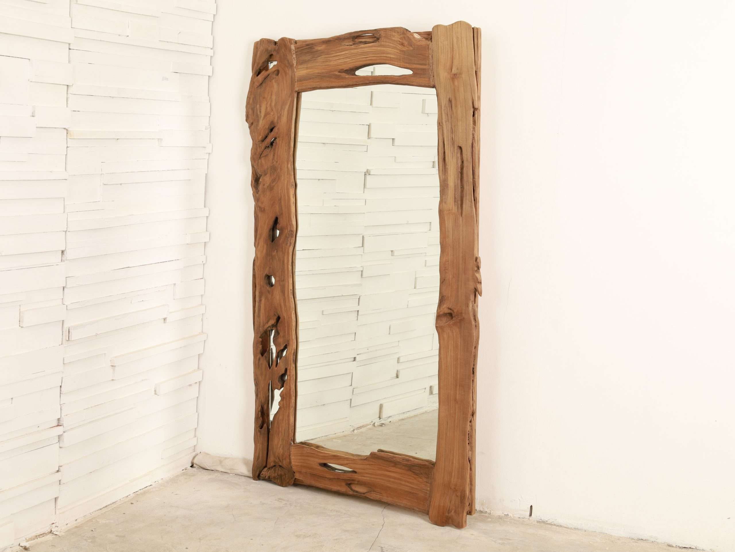 Standing Mirror Reclaimed Teak - Tarita Furniture