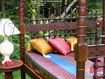 Four Poster Bed Rangoon - Tarita Furniture