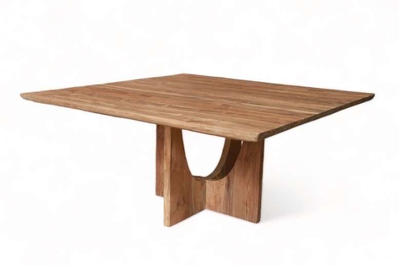 Square Dining Table Reclaimed Teak - Tarita Furniture