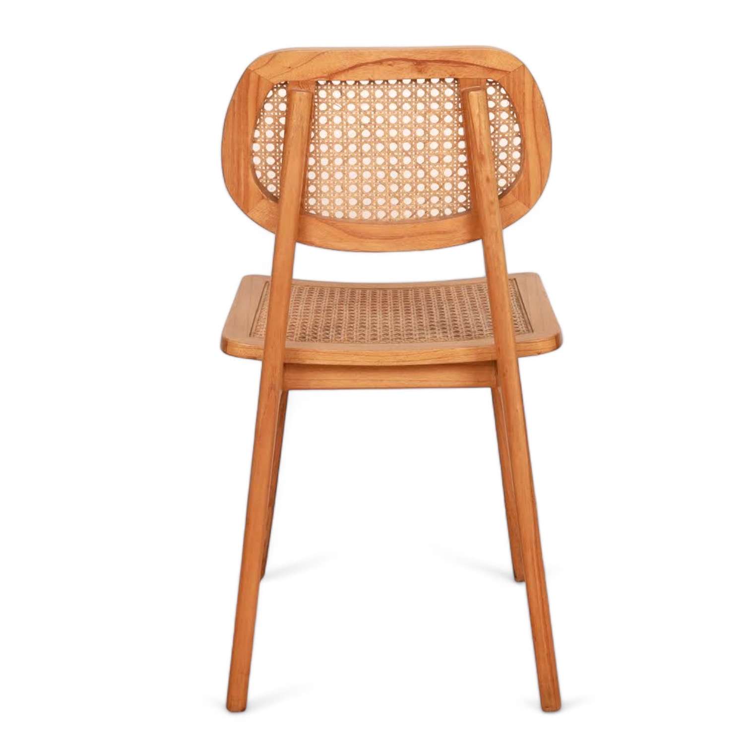 Dining Chair " EGGRO " Round Edge Plantation Teak - Tarita Furniture