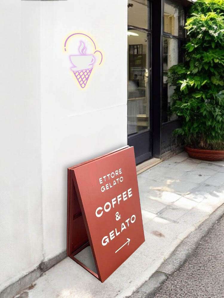 Standing Cafe Signboard - Tarita Furniture