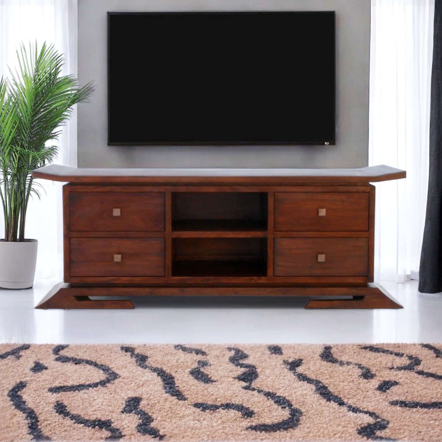 Cabinet Console " JAPAN " Plantation Teak - Tarita Furniture